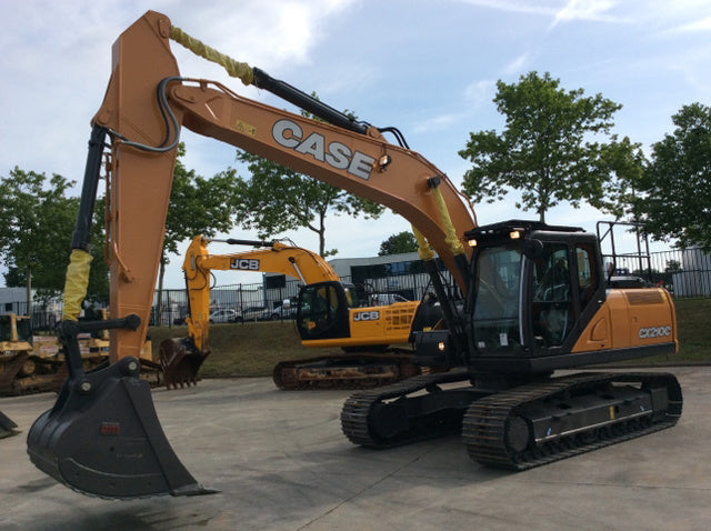 Case CX210C Crawler excavator LC version Tier 4 Official Workshop Serv