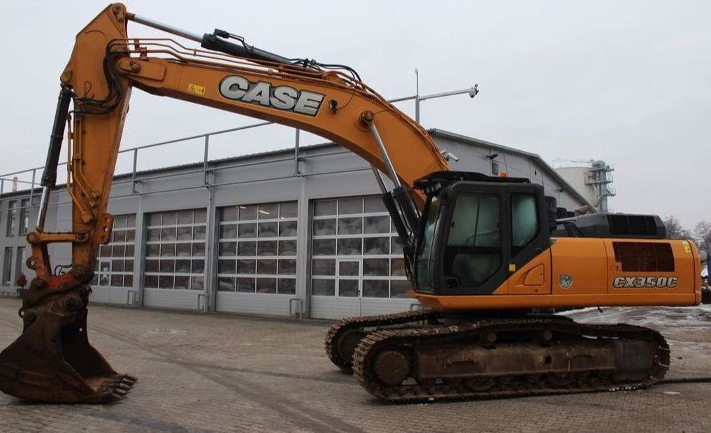 Case CX350C CX370C Hydraulic Excavator Official Workshop Service Repai