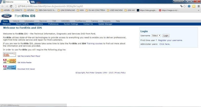 Ford Etis 2020- Electronic Technical Information System For All Ford M