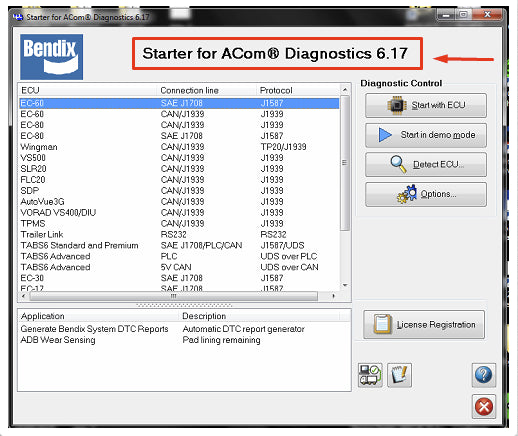 Buy Bendix ACOM 6.16.4.2 ABS Diagnostic Software