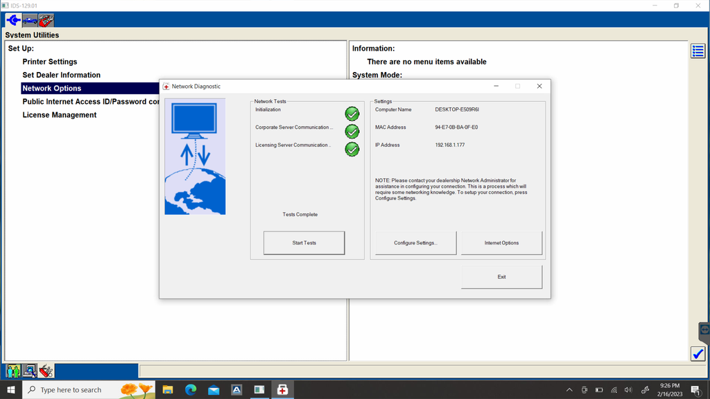 Genuine Live Ford IDS Dealer Diagnostic Software 2025 - With Online ac