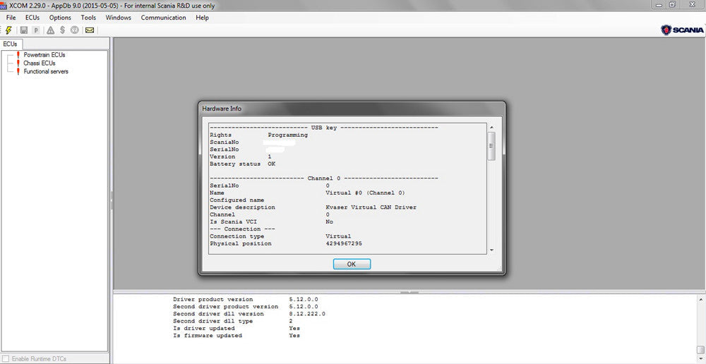 SCANIIA XCOM 2.30 Diagnostics Developer Tool 2019 - Latest & FULL Leve