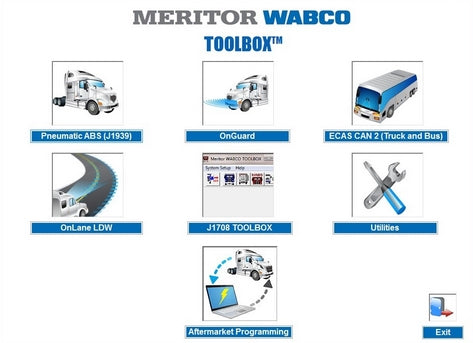 Meritor WABCO TOOLBOX 12.3.1 - ABS And Hydraulic Power Brake (HPB) Dia