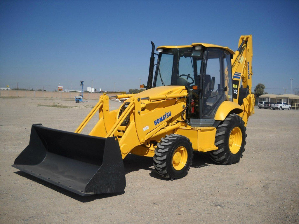 Komatsu WB146-5 Backhoe Loader Official OEM Workshop Service Repair Ma