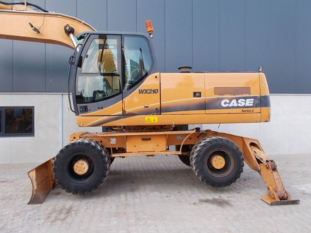 Case WX210 WX240 Tier 3 Wheeled Excavator Official Workshop Service Re